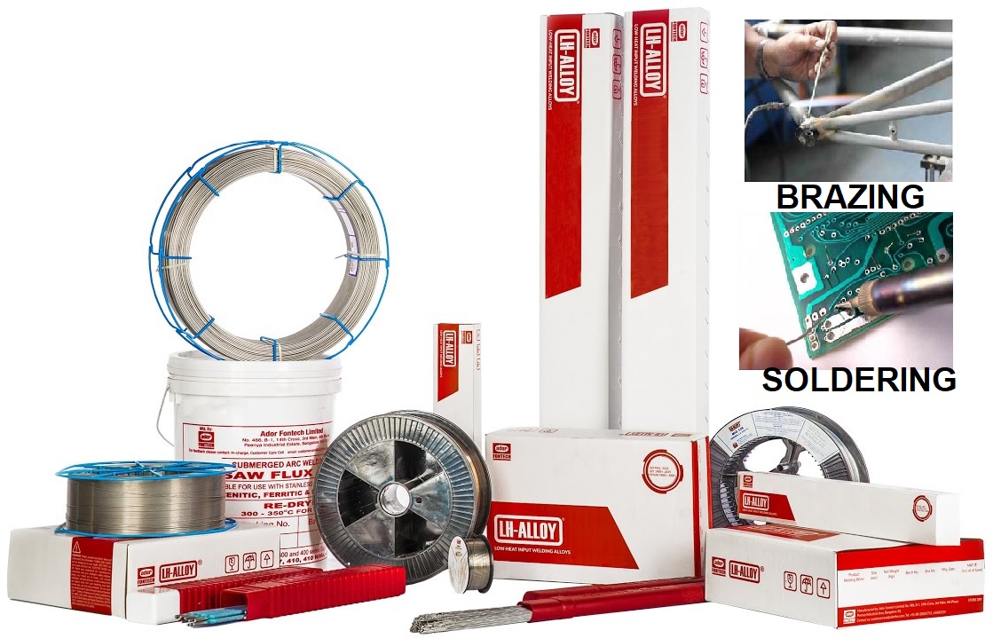Soldering and Brazing form a part of non-fusion welding processes ...